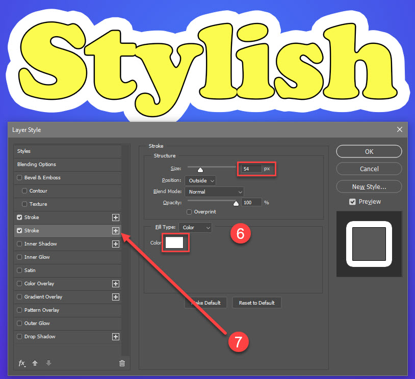 Add Multiple Strokes In Photoshop CC Hoffman Art Design